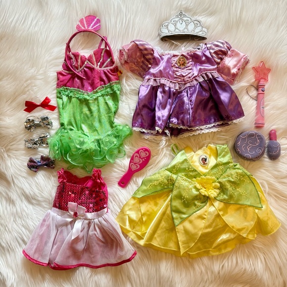 Build-A-Bear | Toys | Lot Of Build A Bear Disney Princess Dresses ...